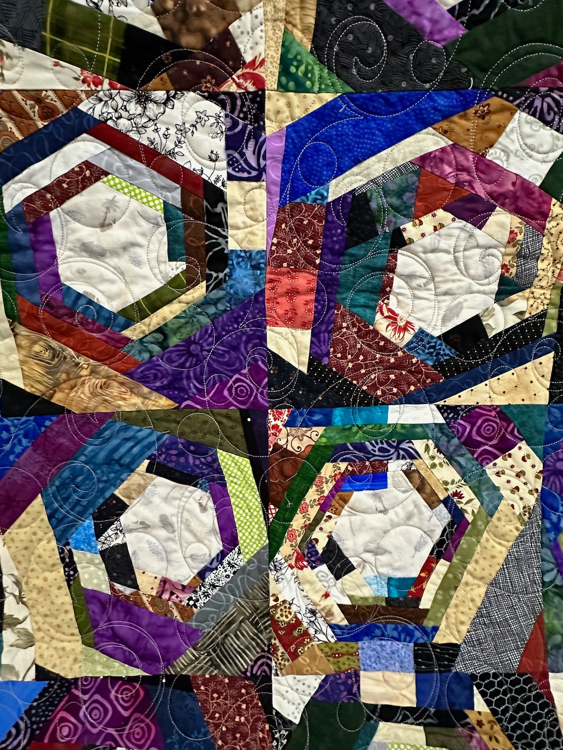 Scrappy Pattern Quilt - Etsy
