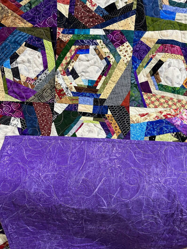 Scrappy Pattern Quilt - Etsy