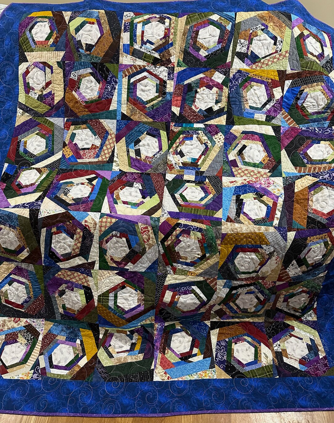 Scrappy Pattern Quilt - Etsy