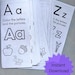 Printable Kids Alphabet Learning Pamphlets for School - Etsy
