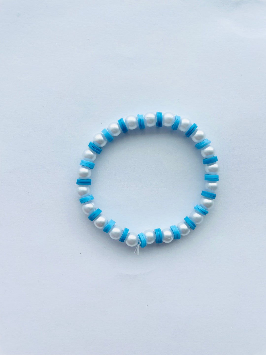 Ocean Blue Pearl Bracelet - Etsy