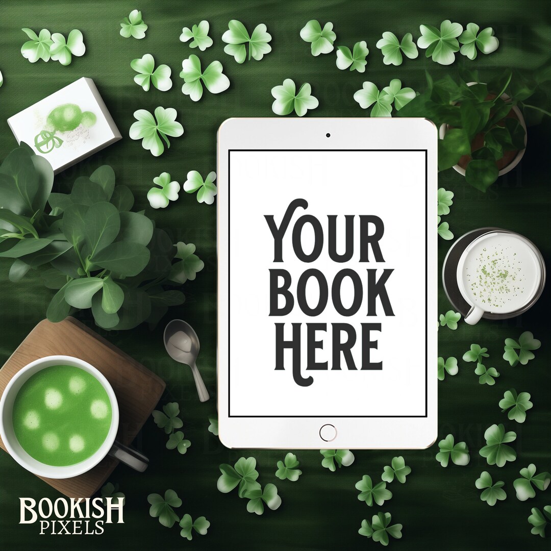 St Patricks Day Themed Flat Lay Book Cover | Bookstagram Flatlay ...