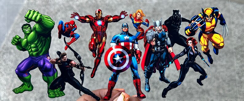 Marvels Super Heros - UV Wrap - Etsy
