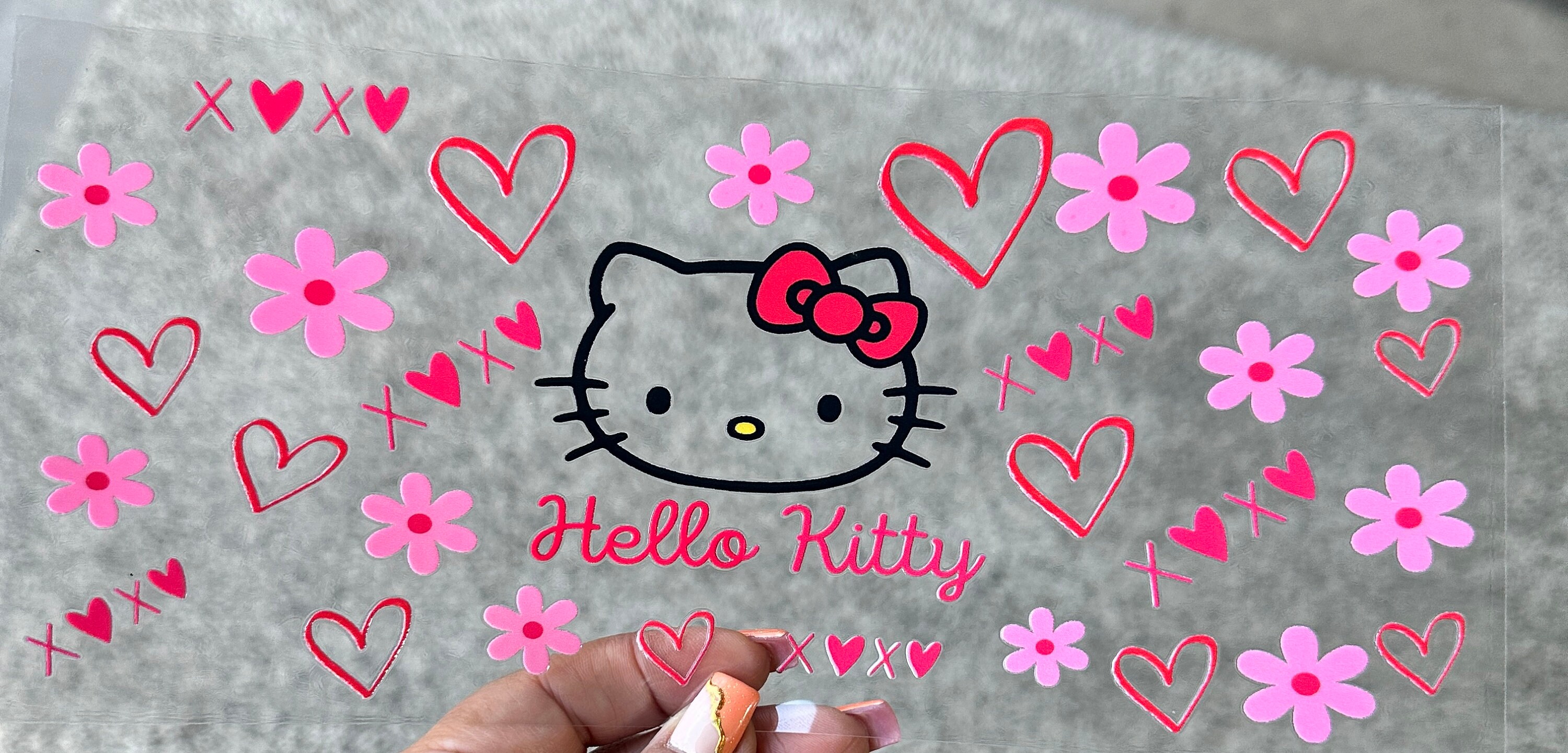 Hello Kitty Hearts and Hugs and Kisses- UV Wrap - Etsy