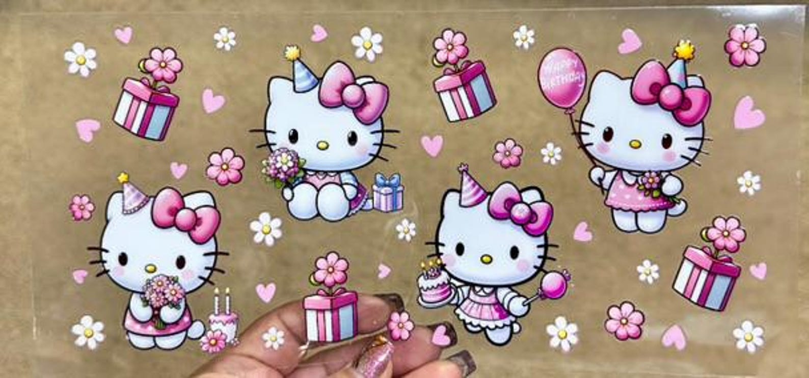 Hello Kitty Happy Birthday UV Wrap - Etsy