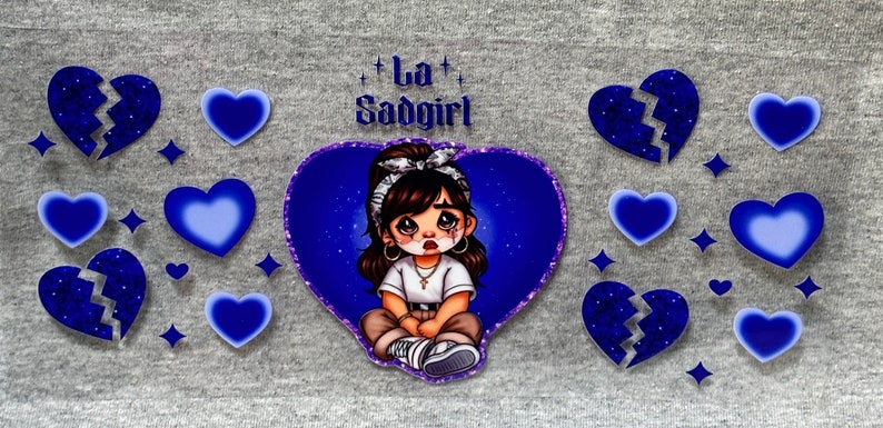 LA Sad Girl Chicano & Chicana UV Wrap - Etsy