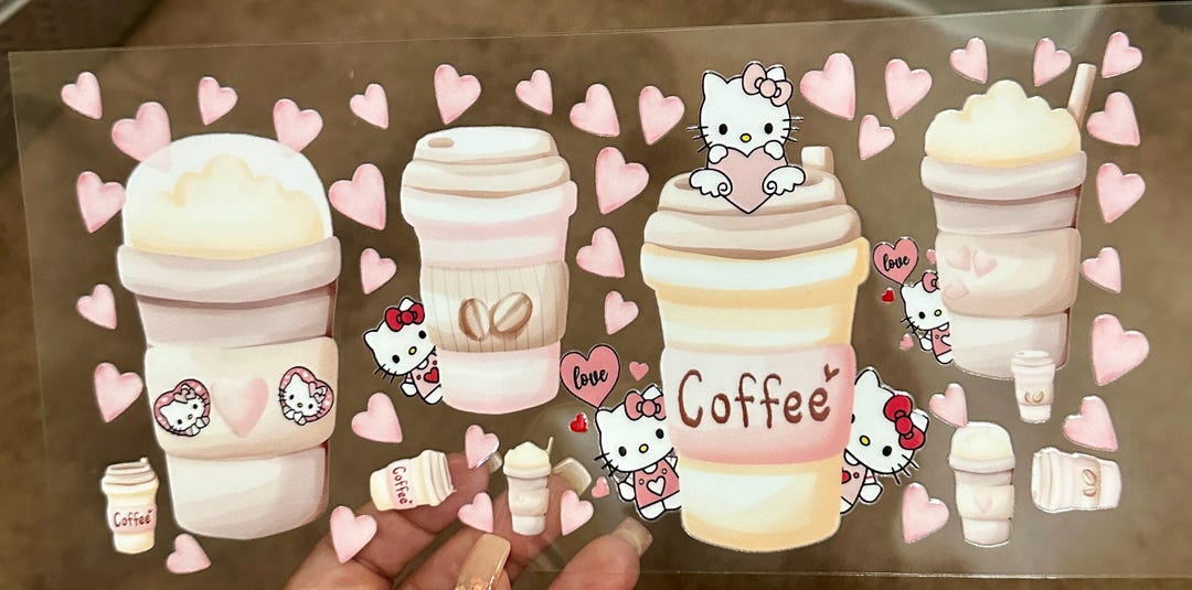 Hello Kitty Coffee - UV Wrap - Etsy