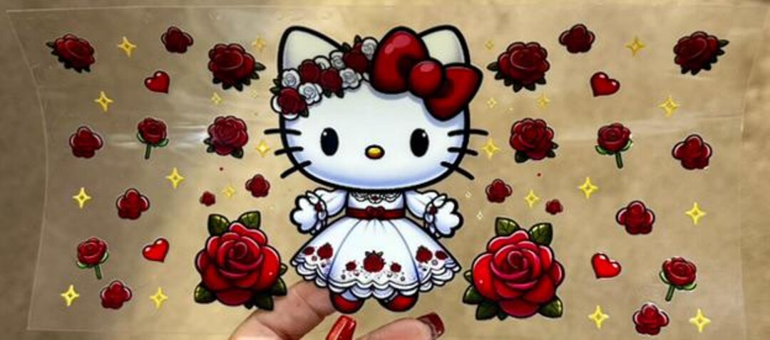 Hello Kitty & Roses UV Wrap - Etsy