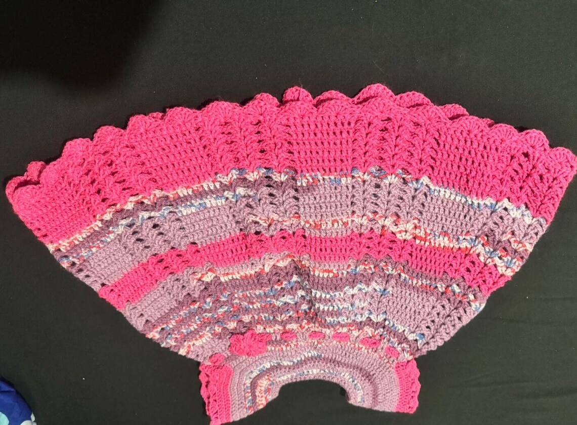 Pink Baby Girl Frock 100% Hand Crochet Crochet Frock - Etsy