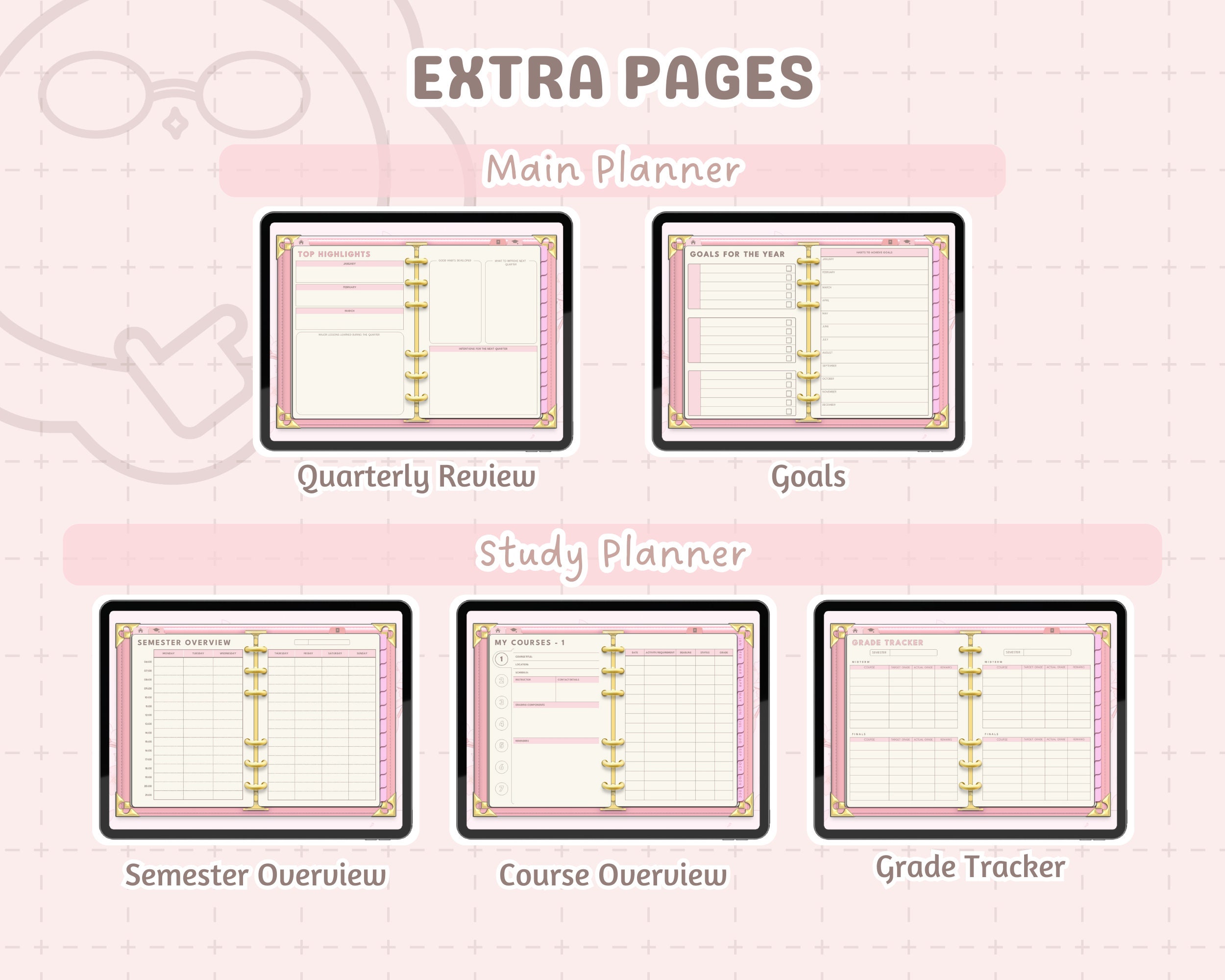 Anime-inspired Digital Planner Sakura Planner 1.0 3-in-1 Planner ...