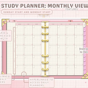 Anime-inspired Digital Planner - Sakura Planner 1.0 | 3-in-1 Planner ...