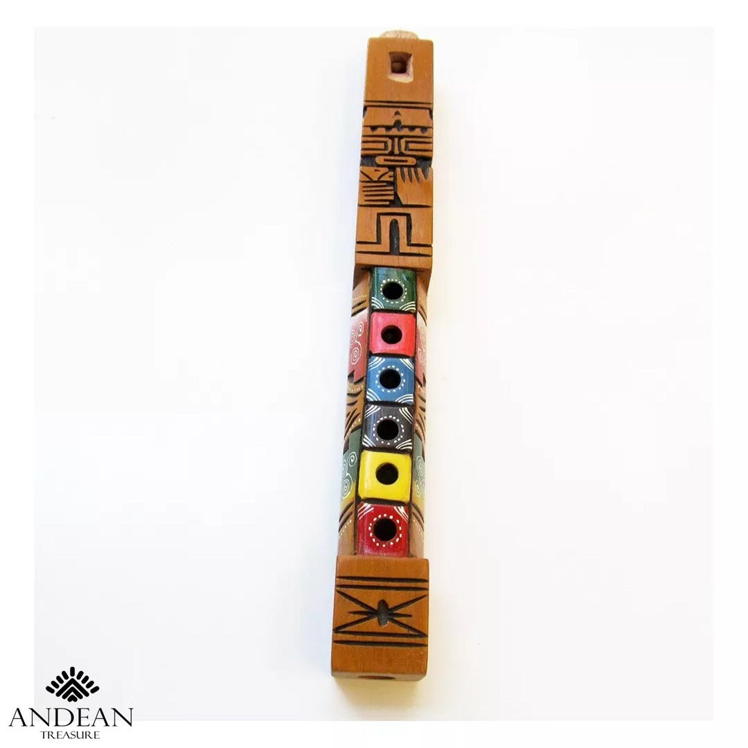Song of the Andes Peruvian Quena Flute Wood, Authentic Traditional ...