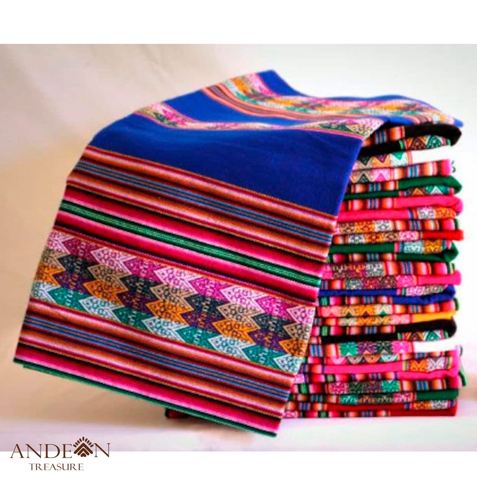 Andean Peruvian Blanket / Boho Fabric / Peruvian Andean Tablecloth ...