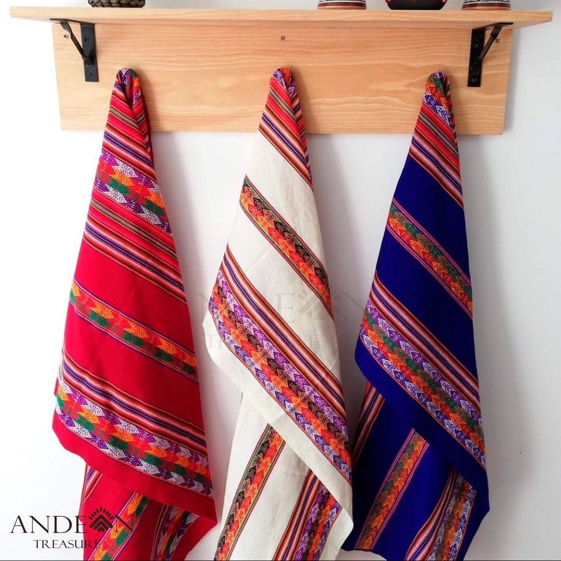 Peruvian Fabric by the Yard, Andean Tablecloth, Peruvian Andean ...