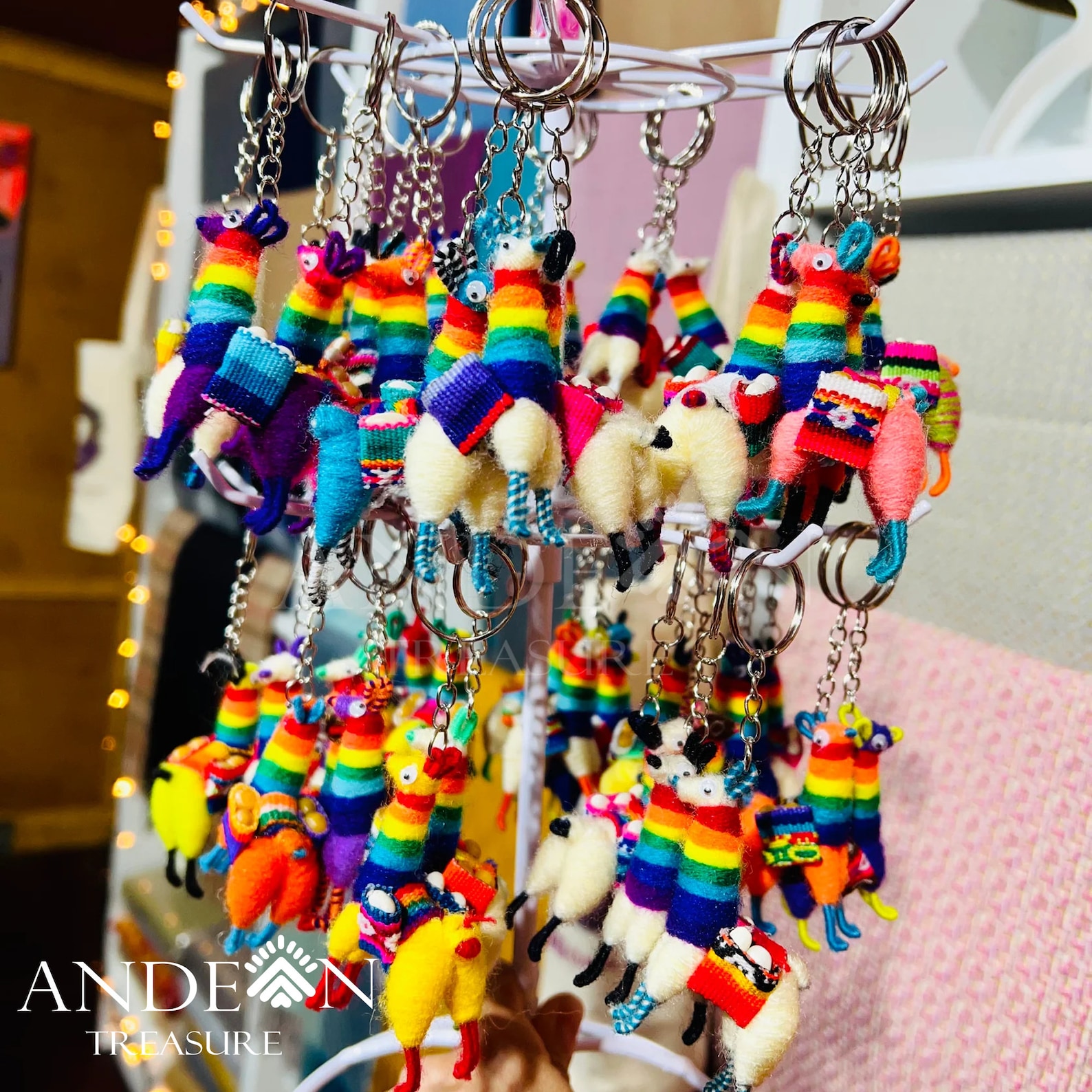 Keychain, Miniature Llama Alpaca, Llama Wool Keychains, Alpaca ...