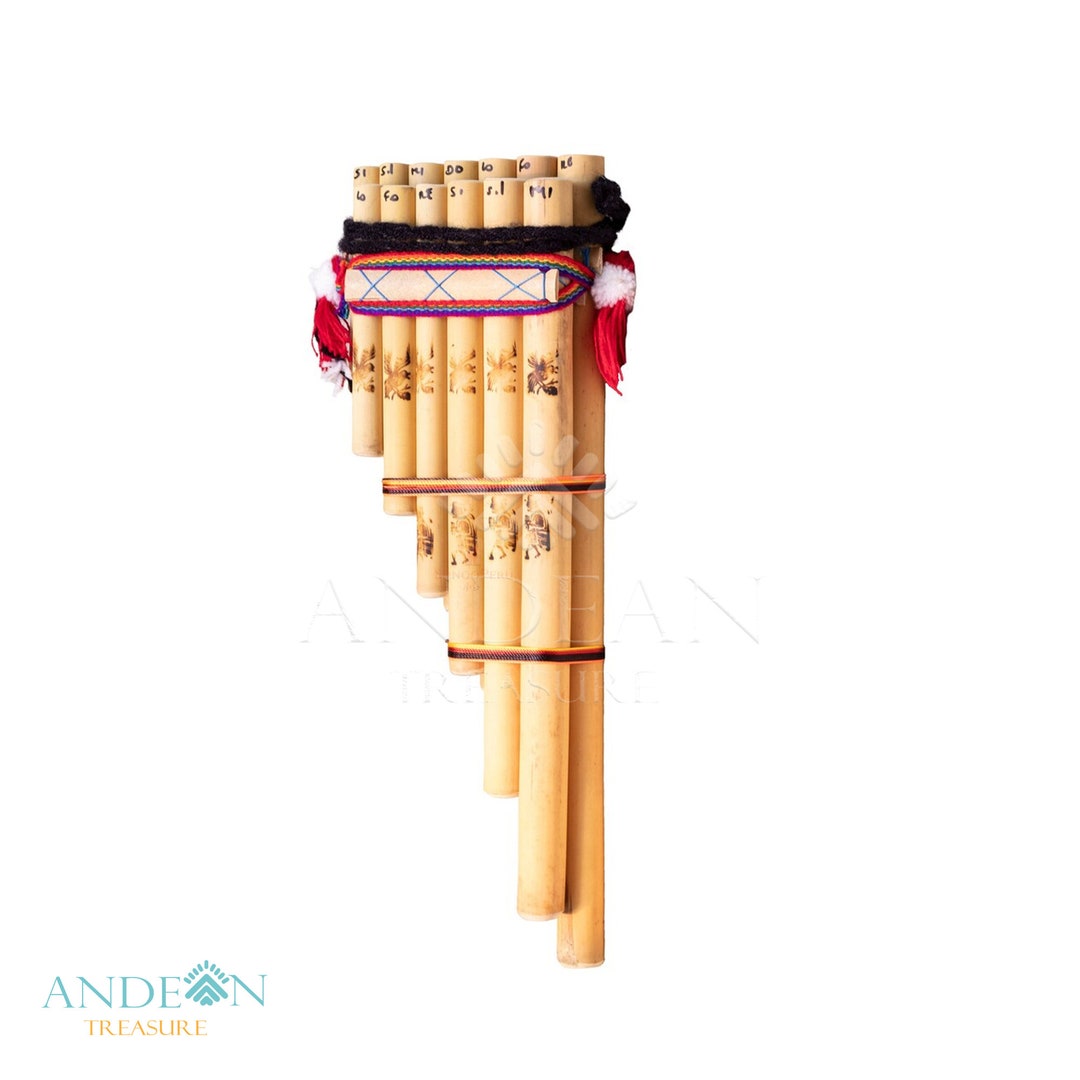 Authentic Handmade Bamboo Pan Flute, Pan Flute With 13 Feet Pipes ...