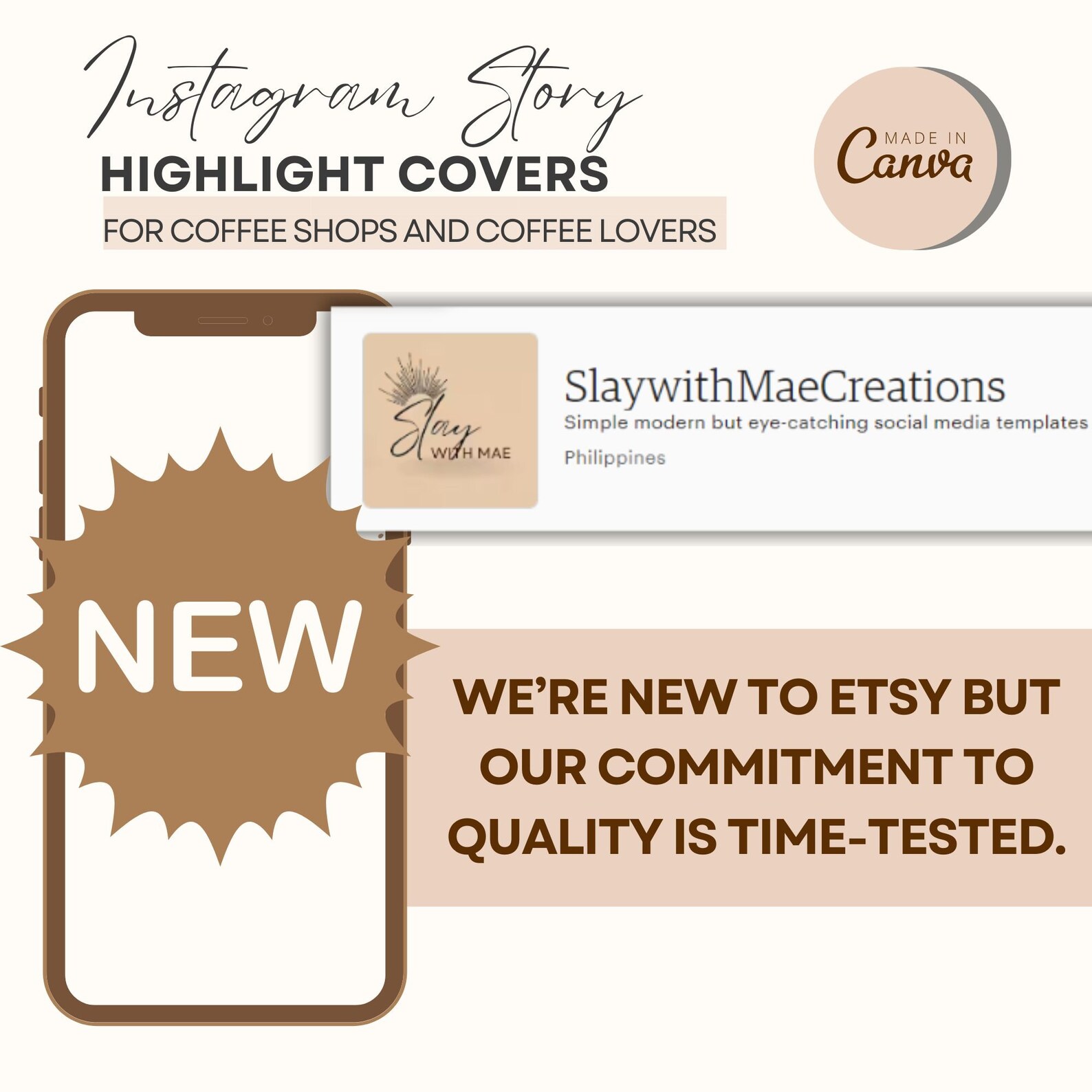 Editable Minimalist Instagram Story Covers Coffee Theme Insta Icons for ...