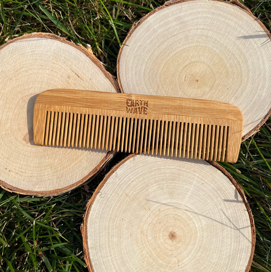 Bamboo Wooden Hair Comb, Portable Comb, Biodegradable Static Free - Etsy