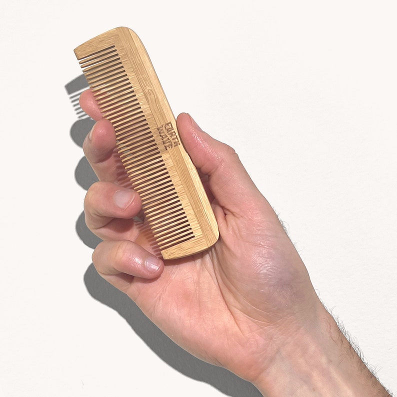 Bamboo Wooden Hair Comb, Portable Comb, Biodegradable Static Free - Etsy