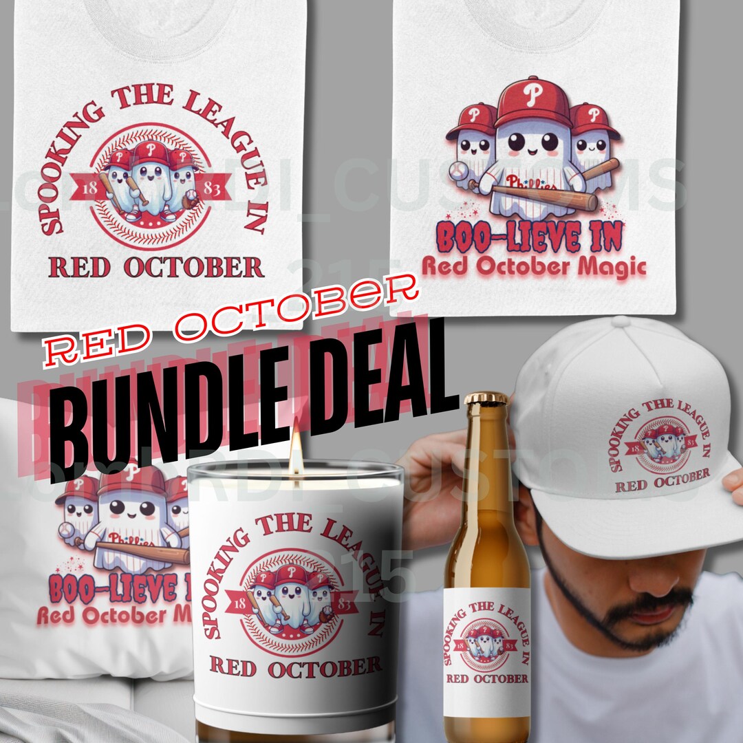 RED October PNG Bundle + Phillies Red October PNG - Etsy