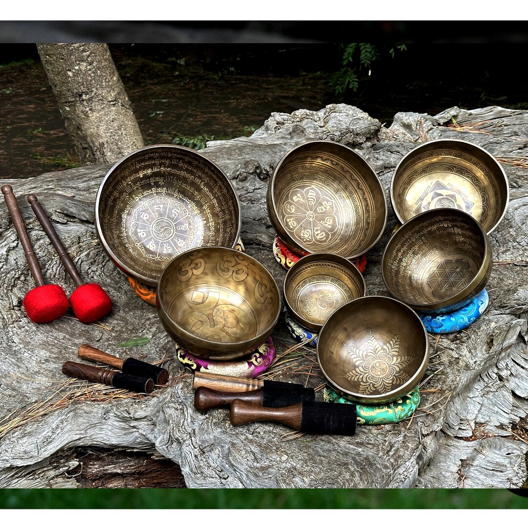 Professionally Tuned Singing Bowl Chakra Set-chakra Healing Singing ...