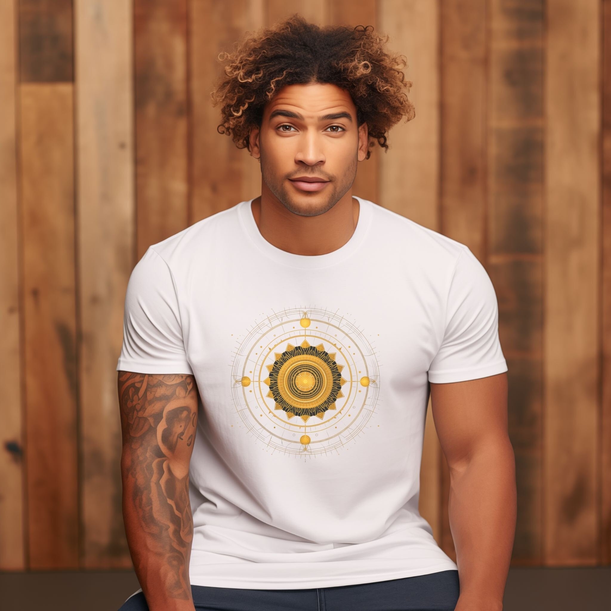 Solar Chakra Tee, 5D Wholeness, Conscious Spiritual Clothing, Abundance ...