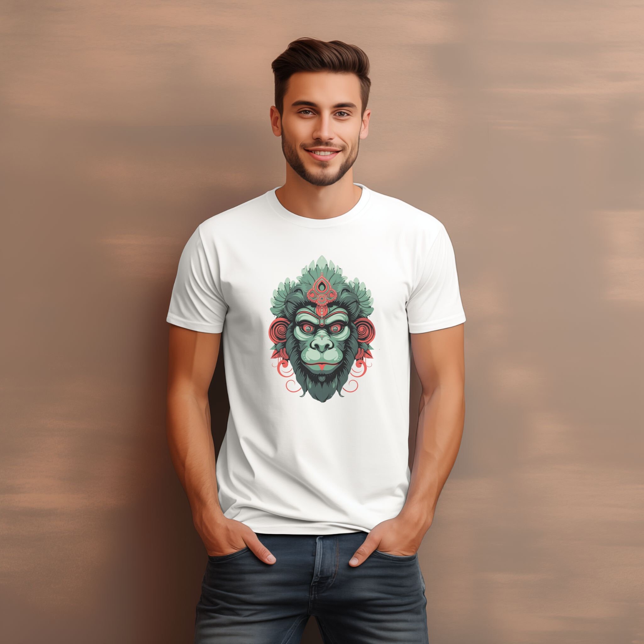 Hanuman Tee, 5D Wholeness, Spiritual Clothing, Devotion, Strength ...