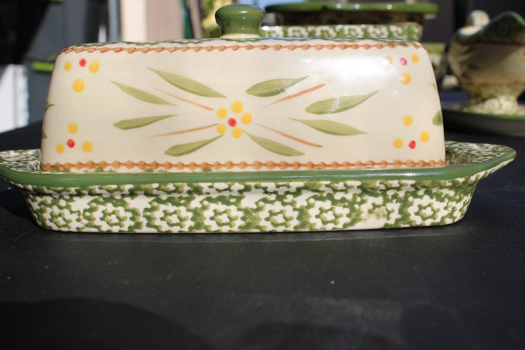 Temp-tations by Tara Old World Green 1/4 Covered Butter - Etsy