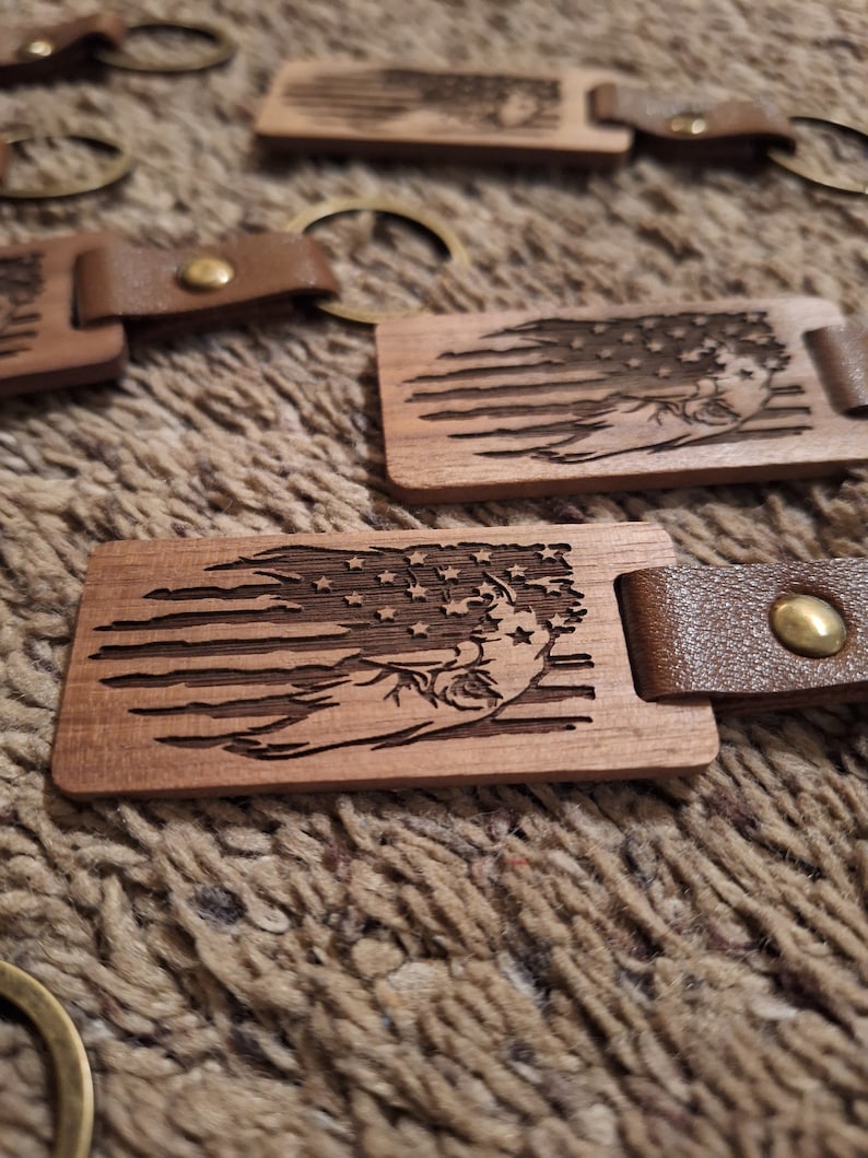 Black Walnut Custom Keychains - Etsy