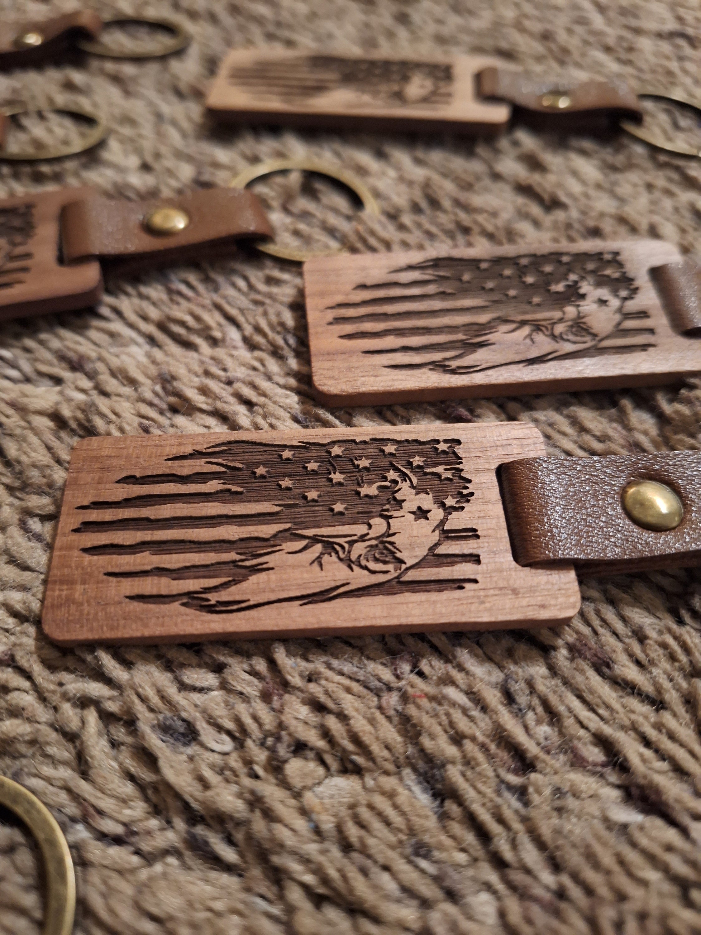 Black Walnut Custom Keychains - Etsy