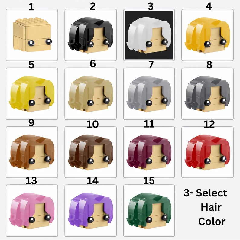 Personalized Brick Figure Custom Mini Brick Figures Personalized Brick ...