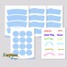 Play-doh Template, Editable via Canva, Playdough Label Template, Blank ...