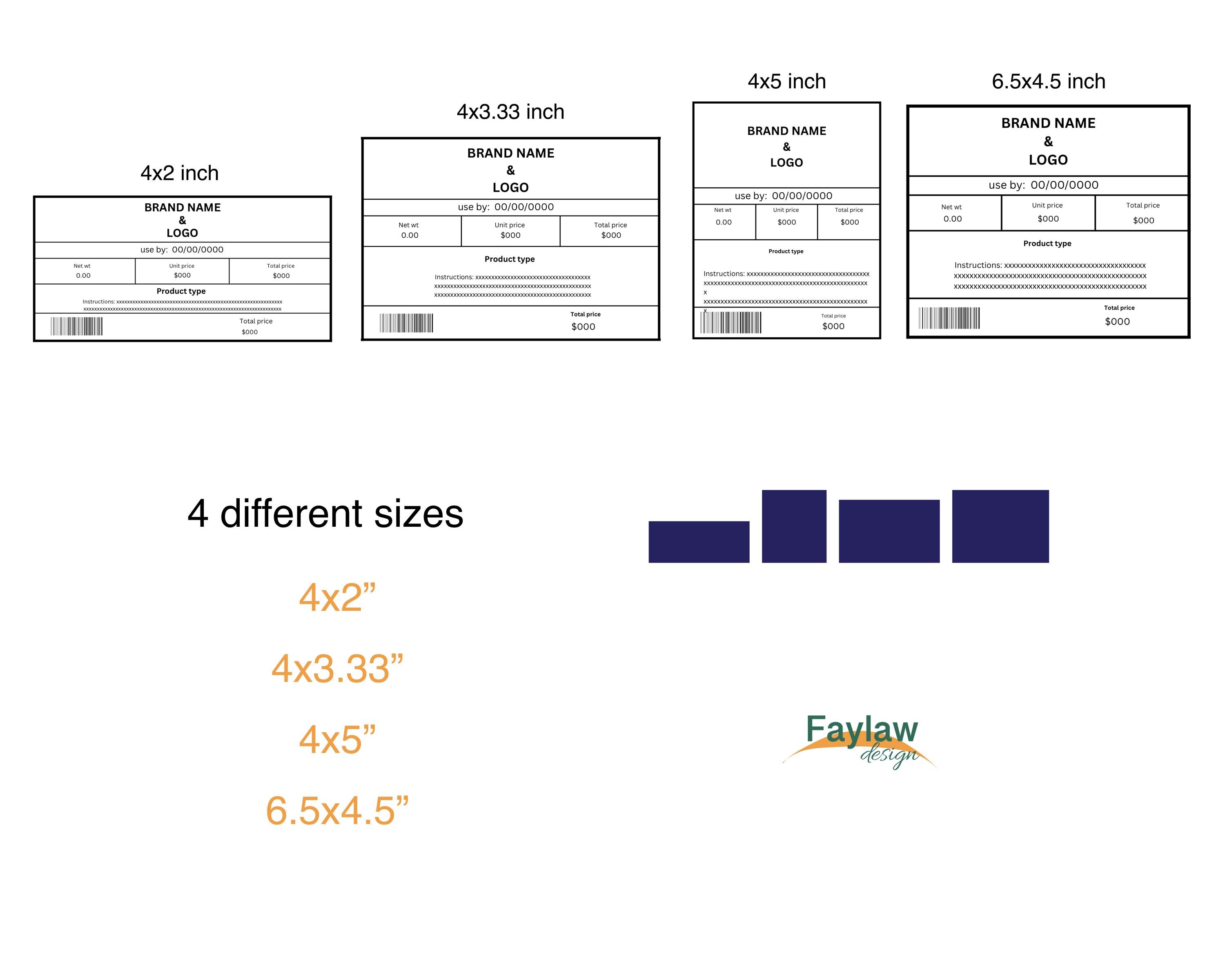 Meat Label Template, Farm Meat, Homemade Meat Template, Meat Packaging ...