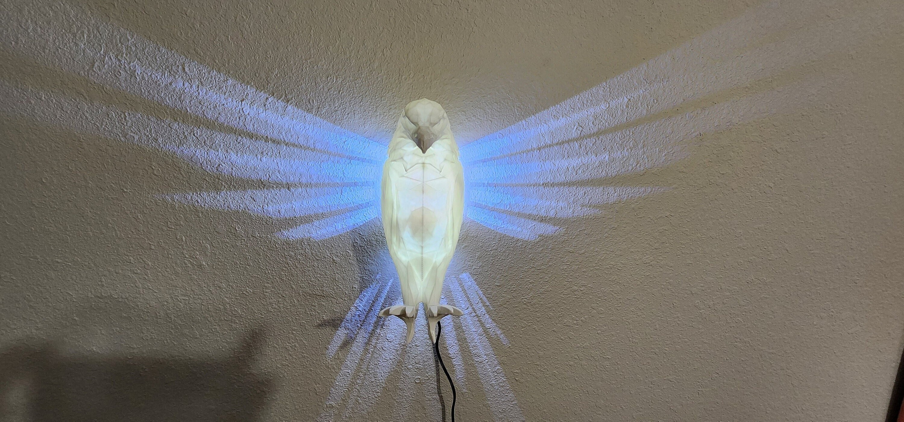 Majestic Bald Eagle Wall Light - Etsy