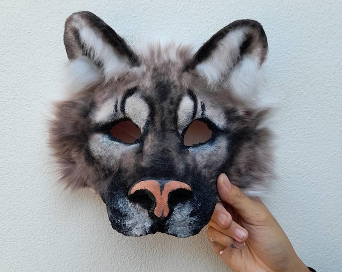 Therian Mask Cougar (therian Mask Fox, Therian Cougar Mask,animal ...