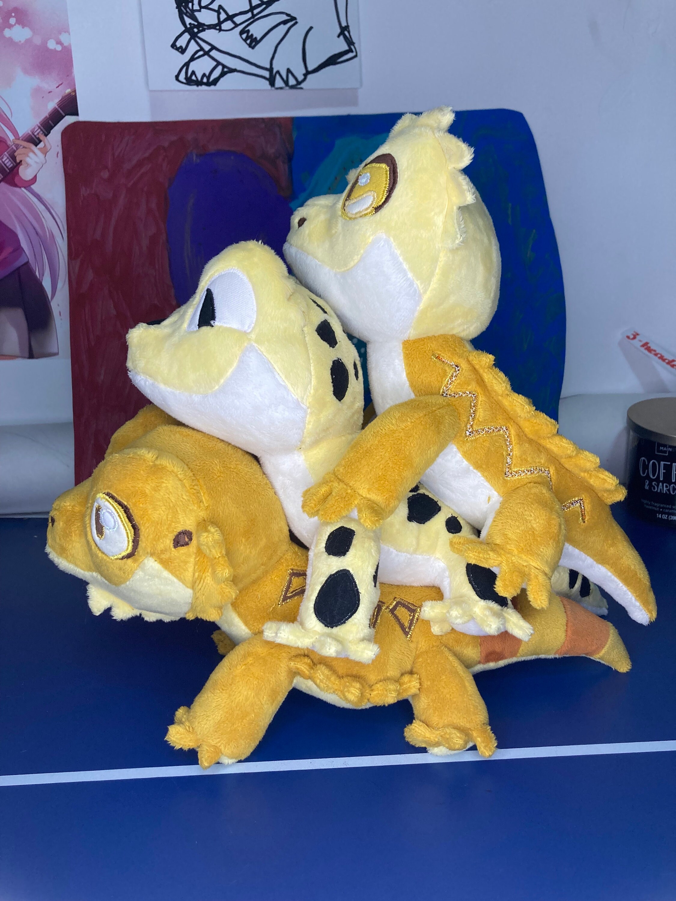 Lizard, Gecko Plushie, Bearded Dragon, Crested Gecko, Leopard Gecko - Etsy