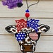 Merica Moo Cow Freshie | Beaded Car Freshie | Custom Gifts ...