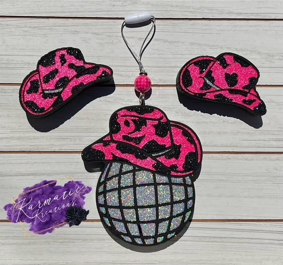 Cowgirl Freshie & Vent Clip Set | Large Car Freshie | Personalized ...