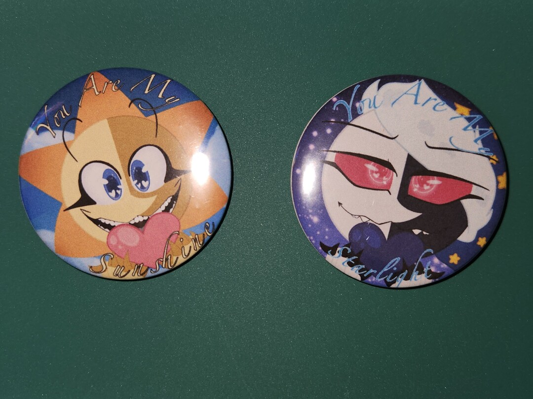 Sun and Moon Buttons FNAF Security Breach - Etsy