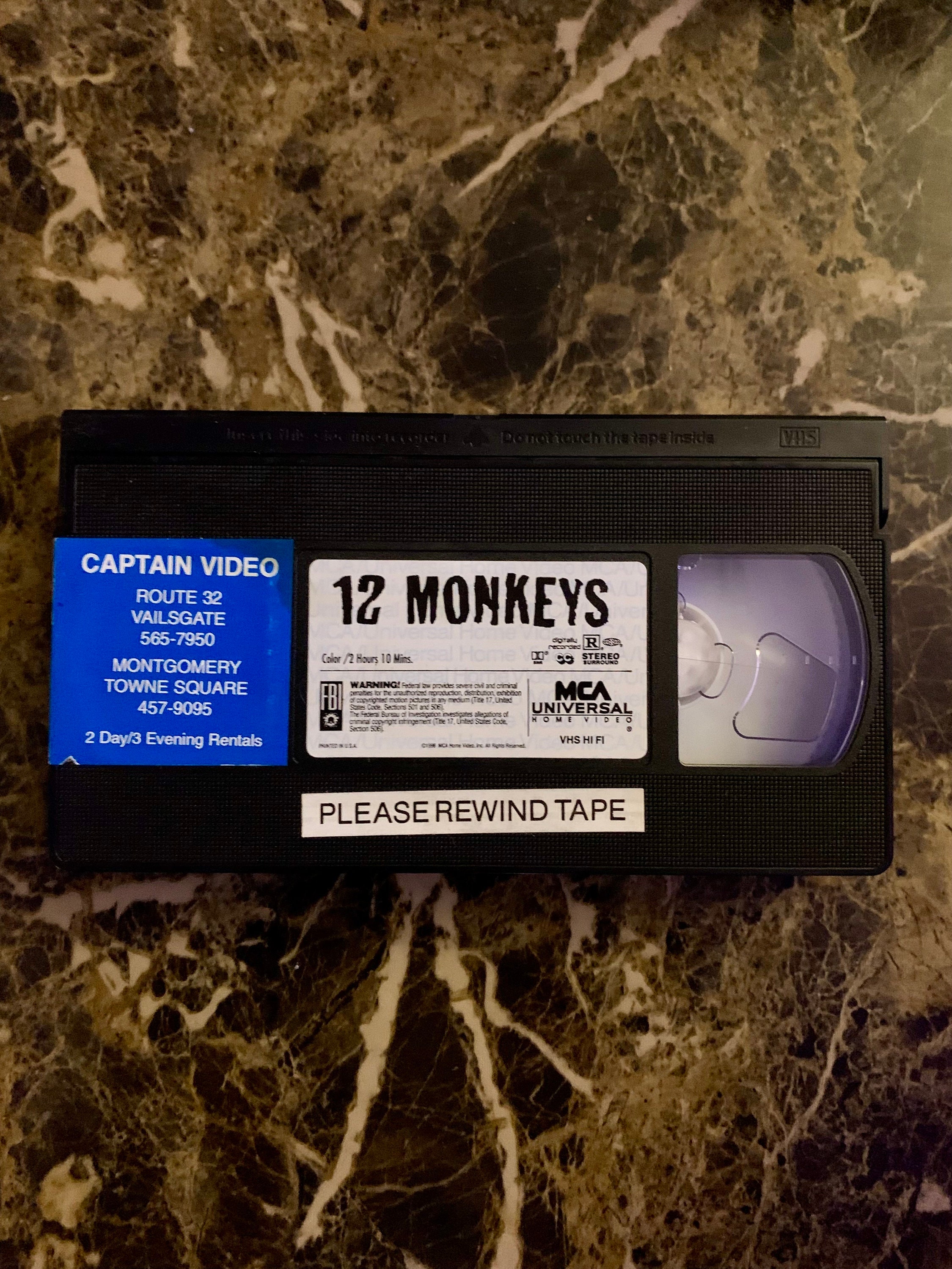12 Monkeys (1995) VHS - Etsy