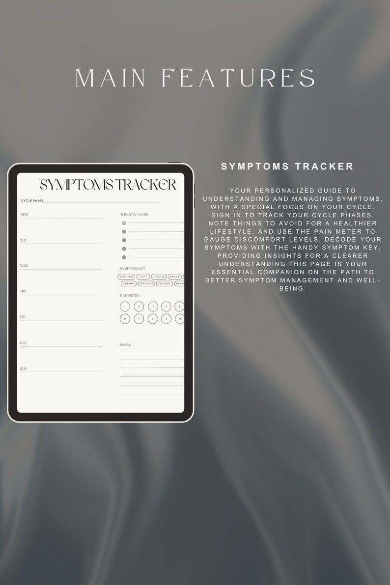 PCOS Fitness Journal, Wellness & Symptom Tracker (digital Download) - Etsy