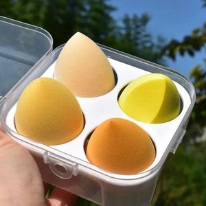 8pc Beauty Blender Set Cosmetic Egg Rainbow Colorful - Etsy