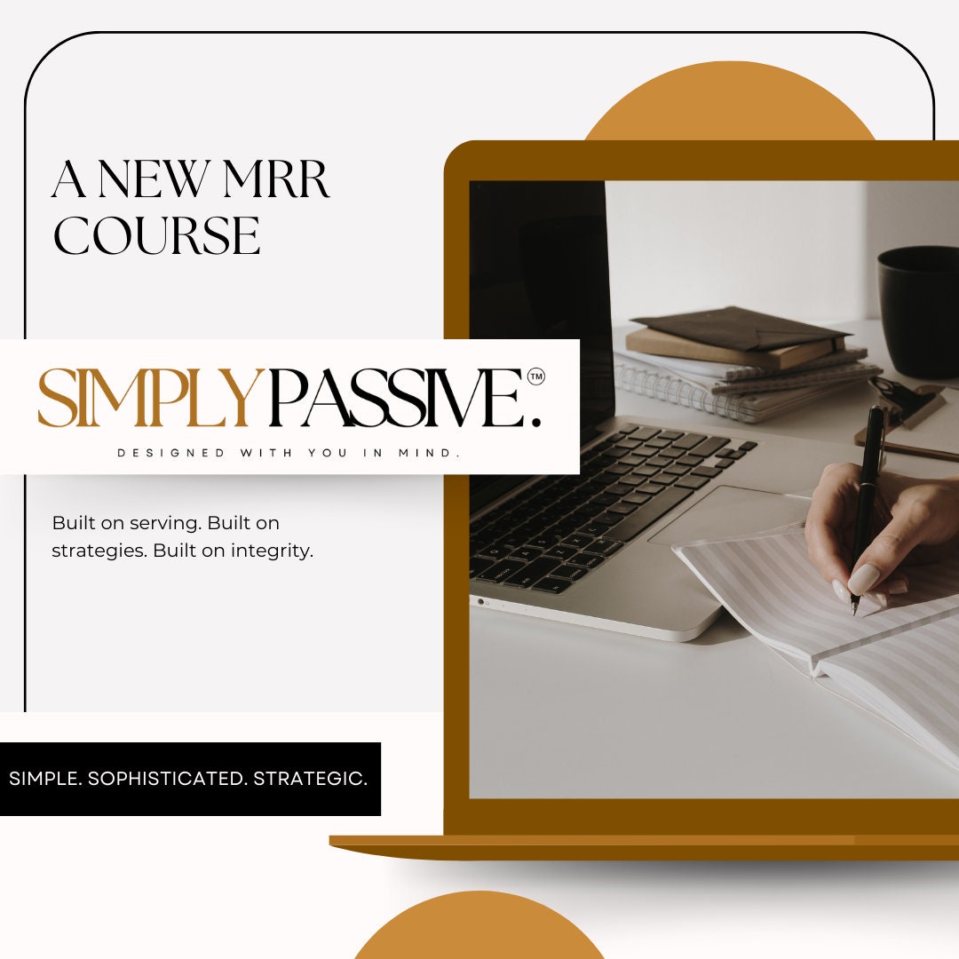 Simply Passive - Digital Marketing Course With Master Resell Rights ...