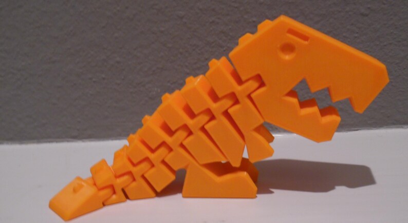 Flexi Rexi| 3d Printed| T-rex| Dinosaur - Etsy