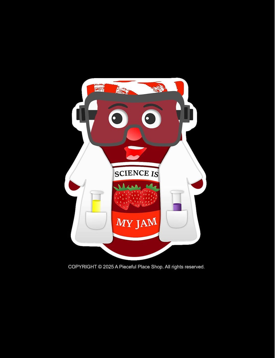 Science is My Jam Sticker. I Love Science, Biology Decal. Science Nerd ...