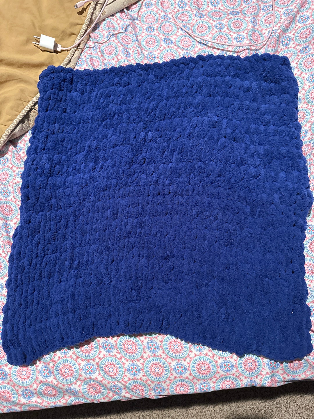 Loop Yarn Baby Blanket - Etsy