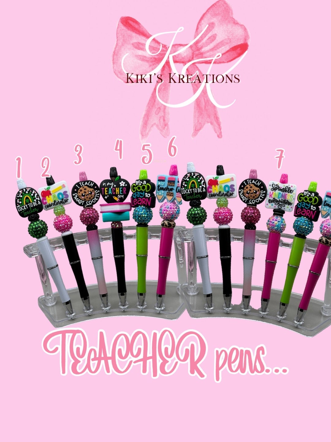 Teacher Pens - Etsy