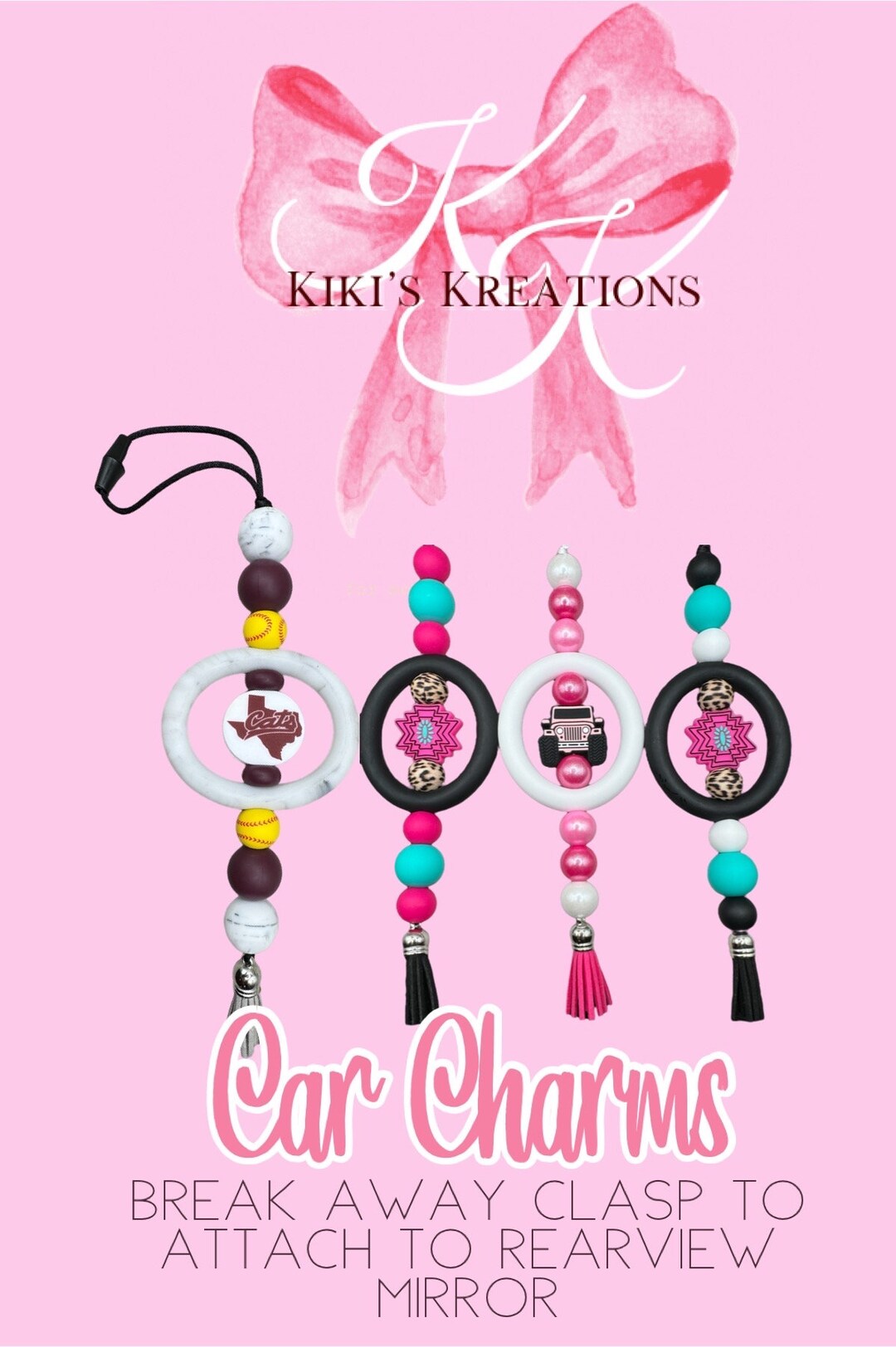 Car Charm - Customizable - Build Your Own - Etsy