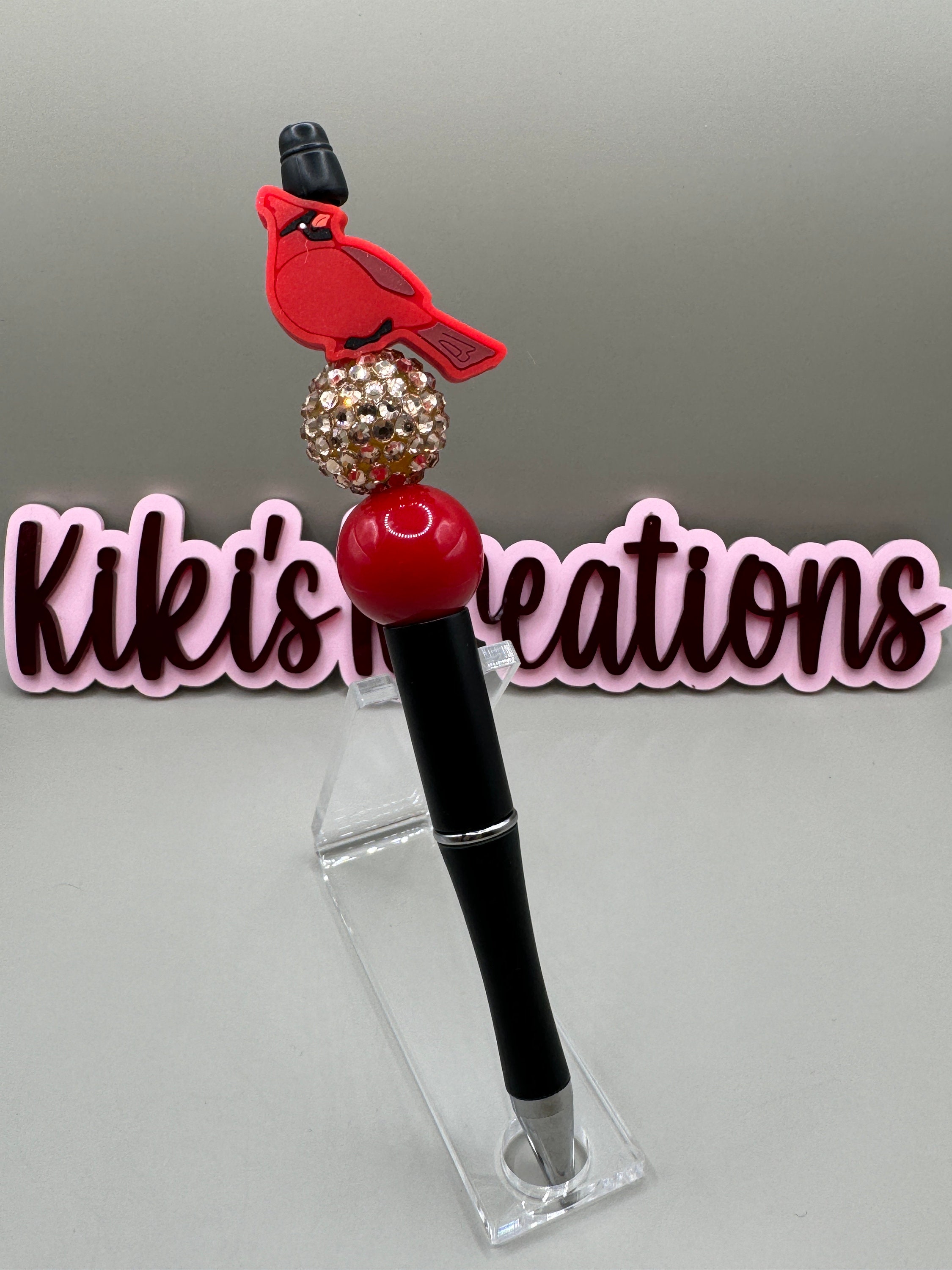 Cardinal - Angel is Visiting - Silicone Build Your Own Pen - Etsy