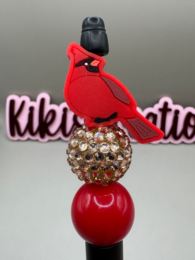 Cardinal - Angel is Visiting - Silicone Build Your Own Pen - Etsy